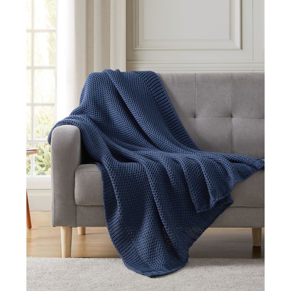 Bedding | Kindred Home Honeycomb Knitted Throw Size 5 X 60 | Poshmark
